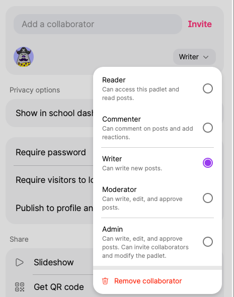 Getting started with Padlet