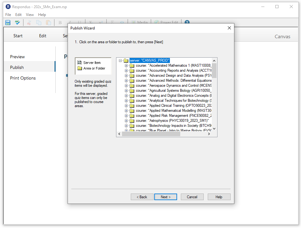 How do I import questions from Microsoft Word to a Canvas Quiz?
