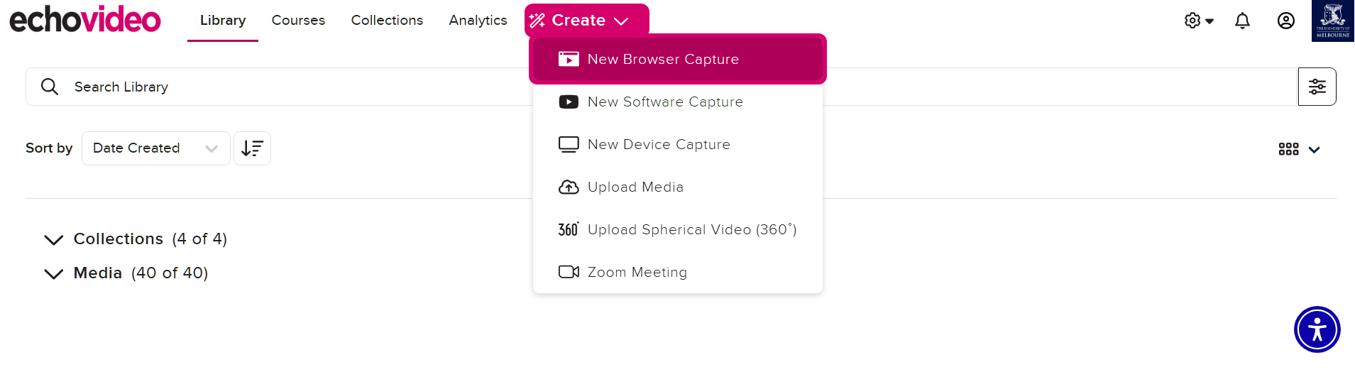 EchoVideo: Getting started